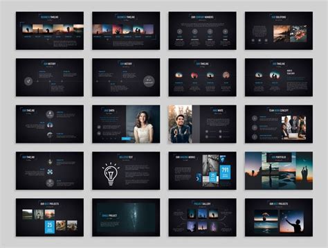 Duende Dark Powerpoint Template