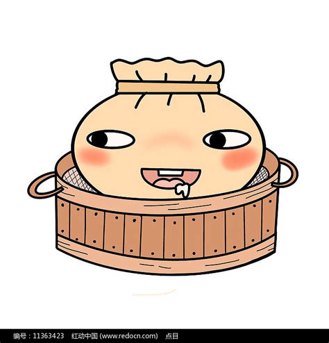 灌汤包美食插画图片下载 红动中国