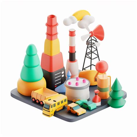 A Lego Display With Legos And A Toy Train Premium Ai Generated Image