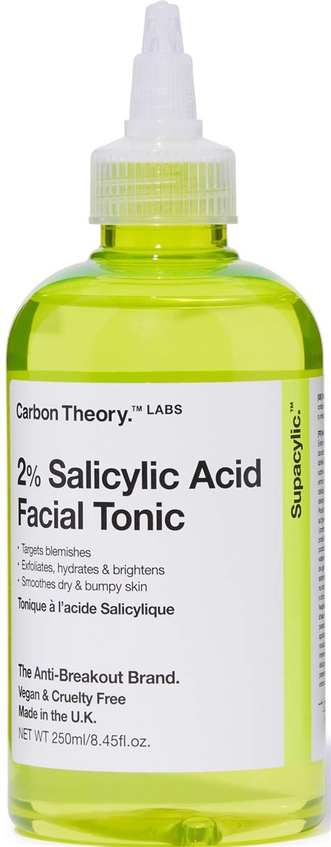 Тоник за лице с 2 салицилова киселина Carbon Theory Supacylic 2