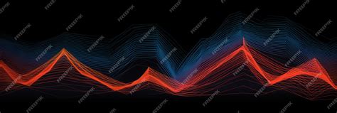 Premium Photo An Abstract Representation Of Flowing Data Streams In A Modern And Sleek Design