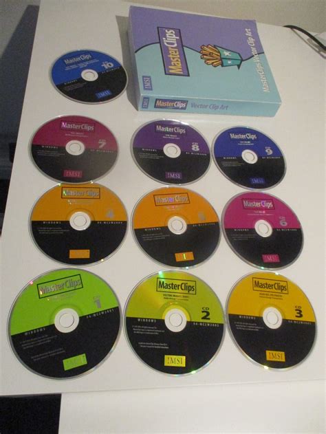 Imsi Master Clips Vector Clip Art Discs X 10 Grelly Uk