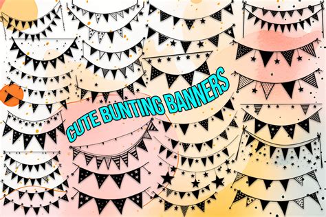 Cute Bunting Banners Font By Momat Thirtyone · Creative Fabrica