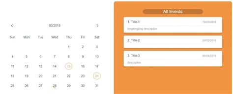 10 Simple Javascript Event Calendar Examples Onaircode