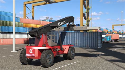 Container Terminal 3d Model 199 Fbx Obj 3ds Max Free3d