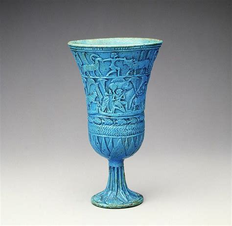 Lotiform Chalice Third Intermediate Period The Metropolitan Museum