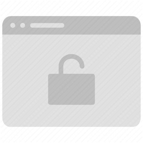 Browser Unlock Web Icon Download On Iconfinder