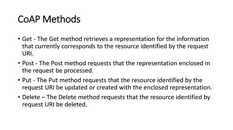 Fog And Edge Computingcoap Ppt