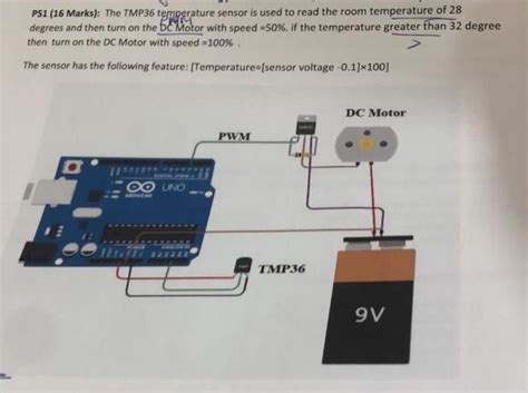 Solved PS1 16 Marks The TMP36 Temperature Sensor Is Used Chegg Com
