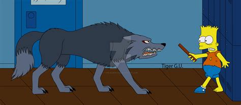 Bart Vs Wolf By The Silberfang On Deviantart