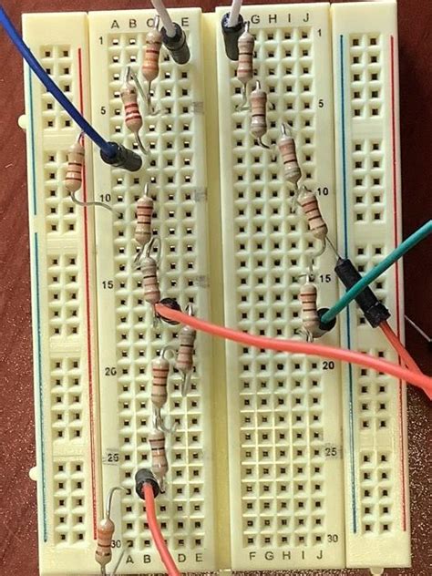 Solved I Designed The Circuit And Build It With A Breadboard Chegg Com