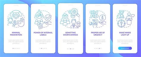 Premium Vector Generate More Clients Blue Gradient Onboarding Mobile App Screen
