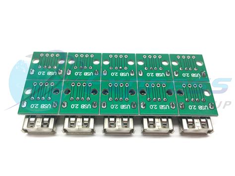 Female Usb Connector Breakout Board Express Technology Group Inc