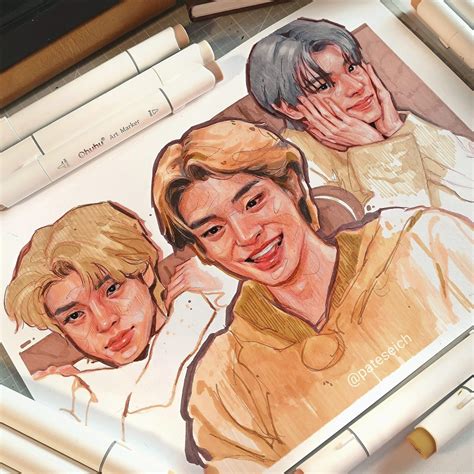 Pin By Regina Gutiérrez On Enhypen Cartoon Art Styles Marker Art