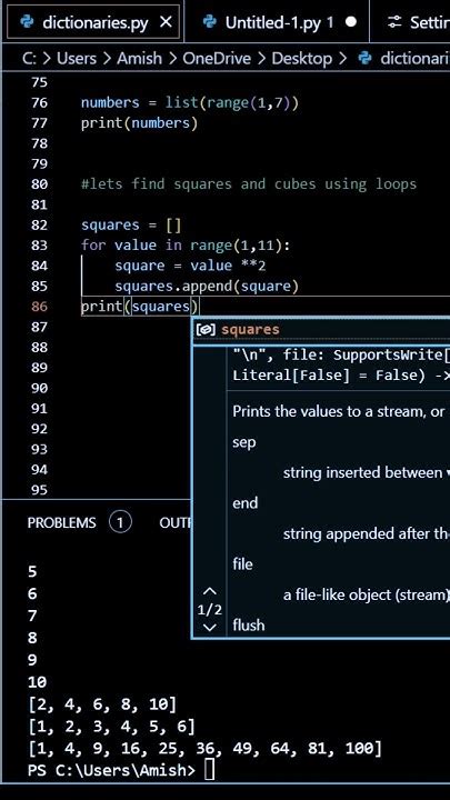 Generating Squares And Cubes Python Coding Dataanalyticswithpython Programming Datascience