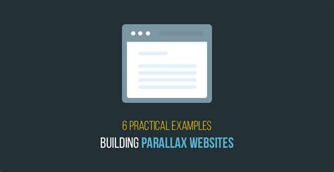 6 Practical Examples For Building Parallax Websites Tutorialzine