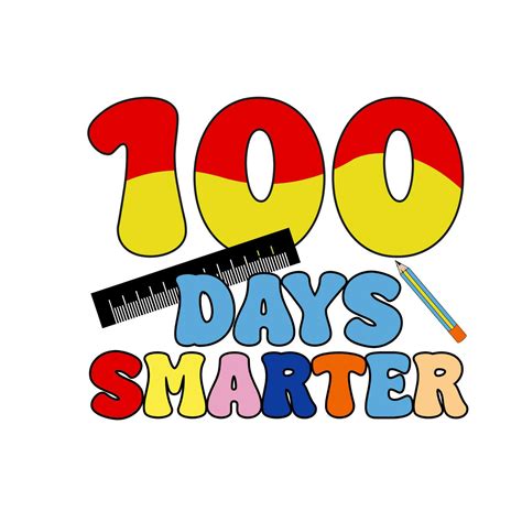 100 Days Smarter 29882954 Vector Art At Vecteezy