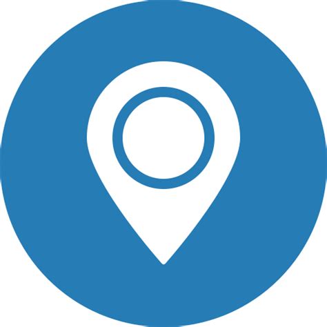 Blue Direction Gps Location Map Marker Navigation Icon Free