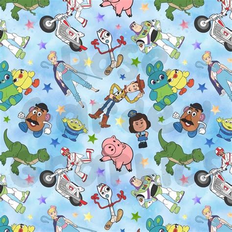 Toy Story Seamless Pattern Seamless Patterns Seamless Toy Story