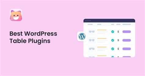 7 Best Wordpress Table Plugins You Should Try Catfolders