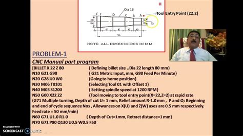 CNC MANUAL PART PROGRAMMING LATHE DEMO DENFORD FANUC TURNING SIMULATION SOFTWARE PROBLEM