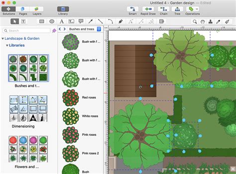 Creating Landscape And Garden Design Drawings Conceptdraw Helpdesk