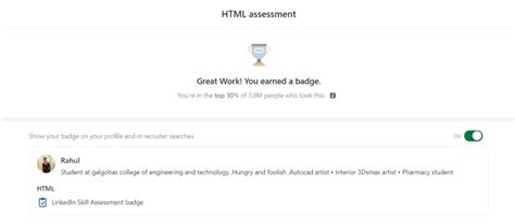 Rahul Rajput On Linkedin Gratitude Webdevelopment Html Achievementunlocked Linkedinbadge