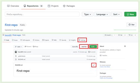 chapter 2 git and github 레파지토리 개념 및 사용법 heoni tech