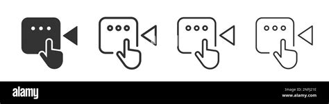 Click Video Icons Collection In Two Different Styles And Different