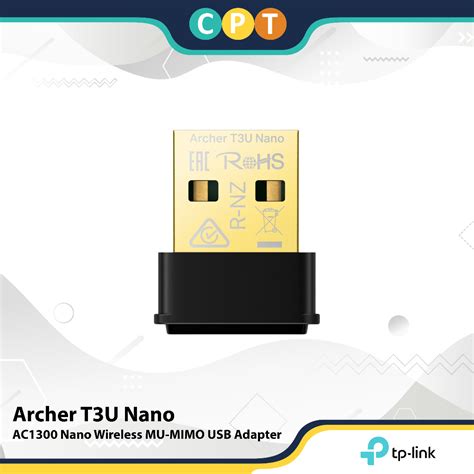 TP Link Archer T3U Nano AC1300 Nano Wireless MU MIMO USB Adapter Shopee Philippines