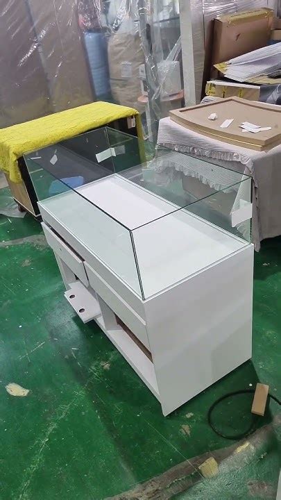 유리진열장 쇼케이스 제작중 인테리어 시트지 필름 마감 Youtube