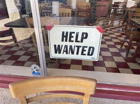 Help Wanted Window