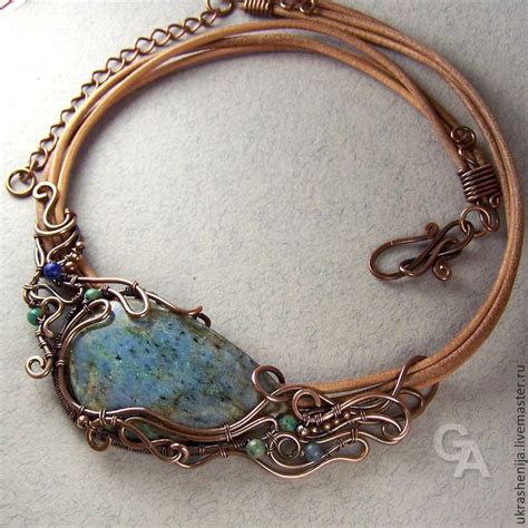 Купить или заказать Колье с кианитом в интернет магазине на Ярмарке Мастеров С доставкой по