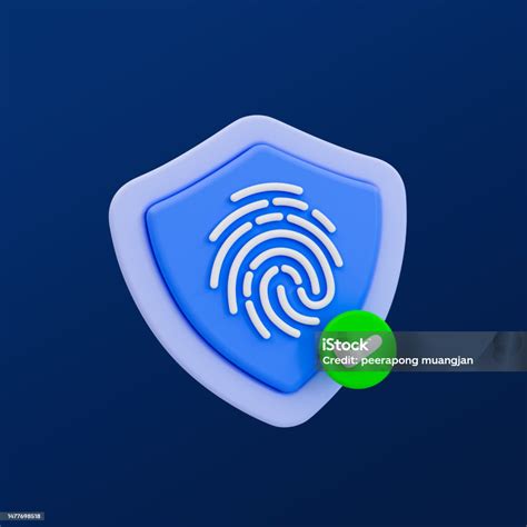 3d Minimal Fingerprint Verification Use Authentication Safety