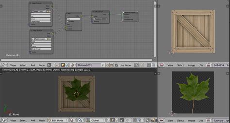 Multiple Textures On Same Face In Cycles Materials And Textures