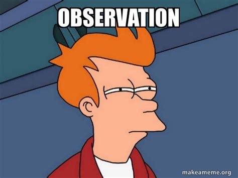 Observation Futurama Fry Meme Generator