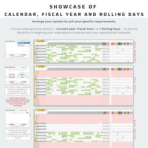 Employee Attendance Tracker Rolling Interval Penalty Point System