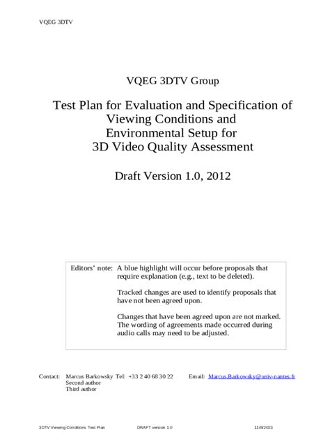 Subjective And Objective Visual Quality Assessment In The Doc Template Pdffiller