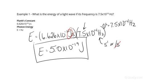 Light Energy Formula Quantization Of Light Energy Planck Derived A