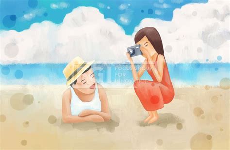 여름휴가 C170529a Cooltree 일러스트 페인터 그림 일러스트 핸드드로잉 드로잉 이미지 아트 클립 클립아트 삽화 그래픽 수채화 유화