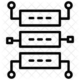 Data Structure Icon Download In Line Style