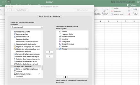 Icône Sélectionner Les Cellules Visibles Excel 2017 Sur Mac
