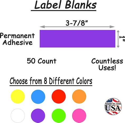 Buy Tag A Room Color Coded File Folder Labels 1 X 4 Purple 50 Count Online At Lowest Price In