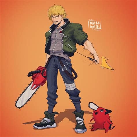 I Made A Denji And Pochita Fan Art Rchainsawman