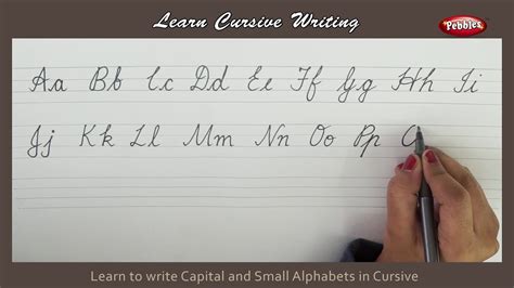 A To Z Cursive Letters