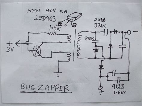 Bug Zapper Wiring Diagram