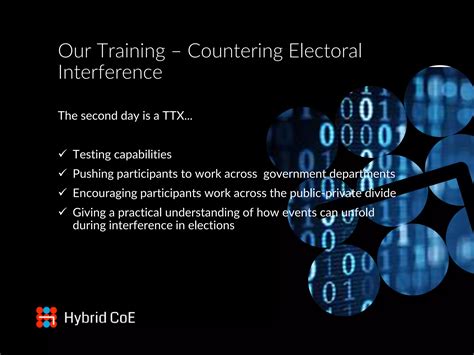 Countering Electoral Interference Pptx