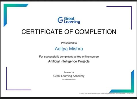 Aditya Mishra On Linkedin 🌟 Excited To Share That I Have Completed The