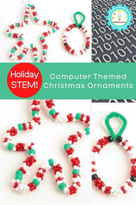 How To Make Binary Code Christmas Ornaments Artofit