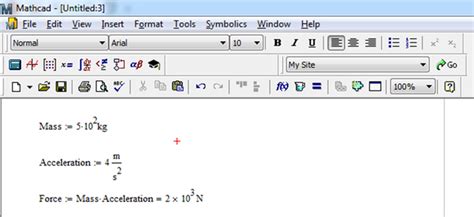 Mathcad Basics 5 Steps Instructables
